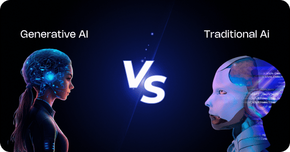 Generative AI vs Traditional AI: 8 Key Differences You Should Know